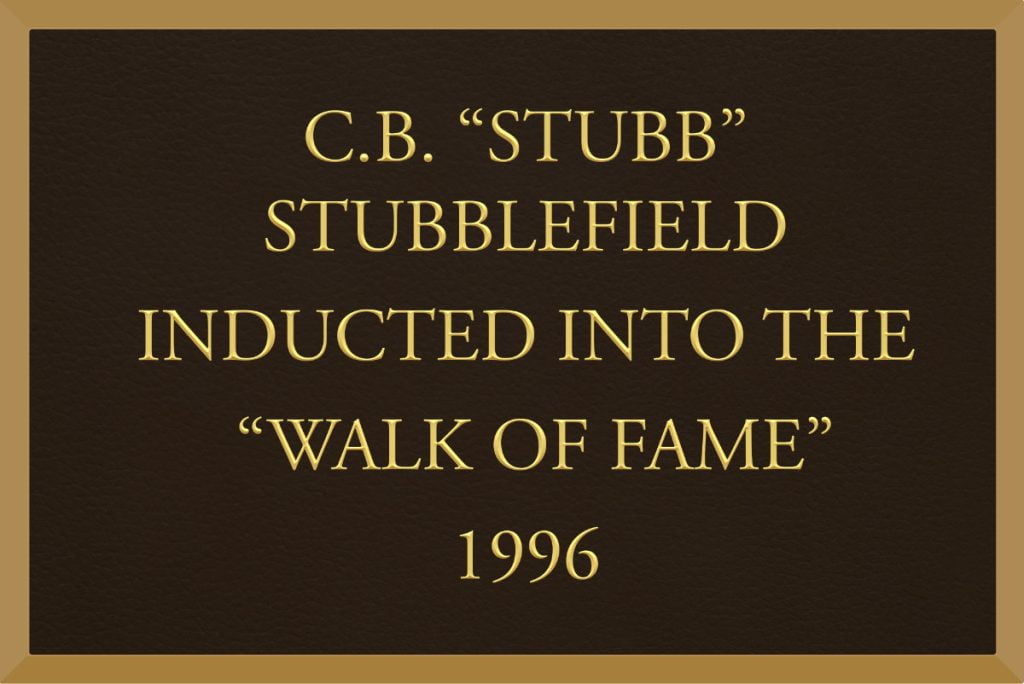 C.B. “Stubb” Stubblefield – Civic Lubbock